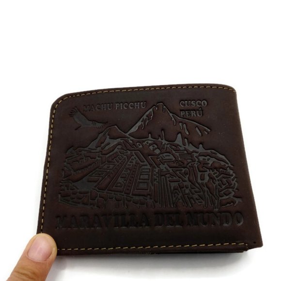 Accessories | Peruvian Wallet Handmade In Leather Design Machu Picchu ...